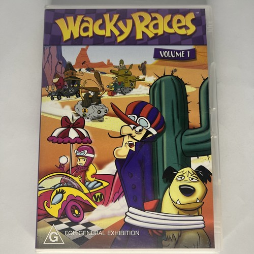 Wacky Races Vol 1 (DVD 1968) Hanna-Barbera Classic Cartoon Comedy ...