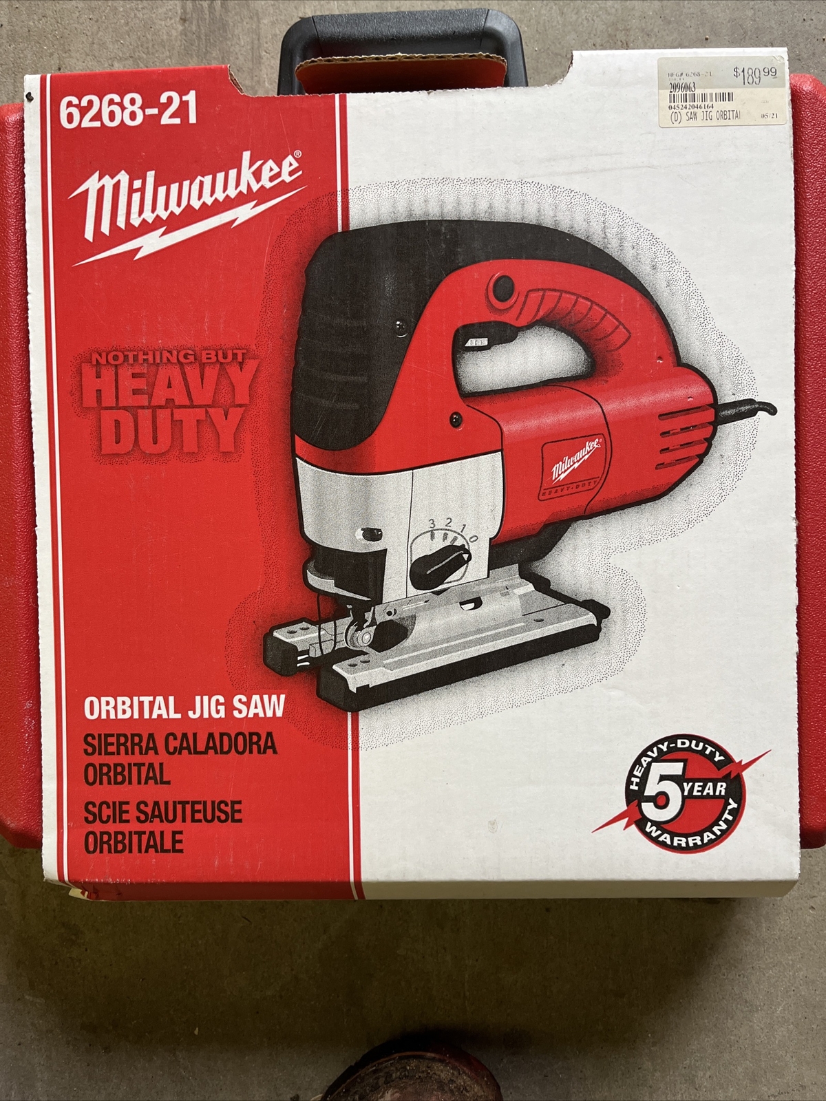 Milwaukee 6268-21 Orbital Jig Saw - Red 45242046164 | eBay