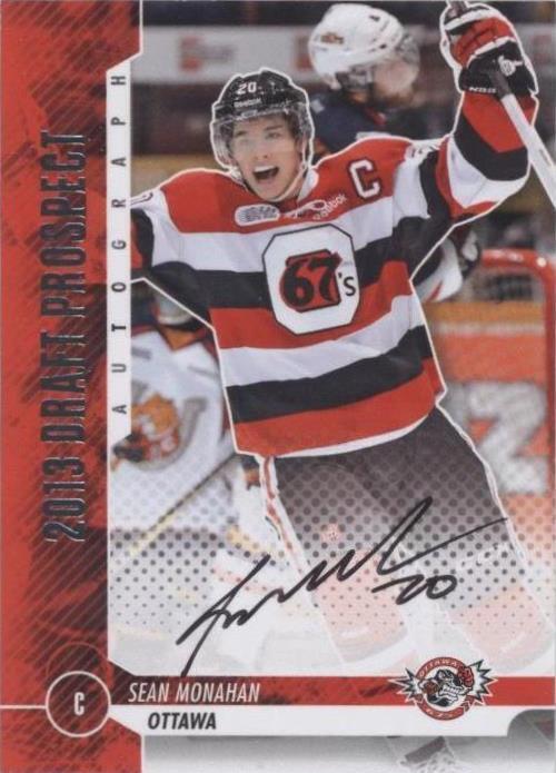 2013 In the Game Draft Prospects - Autographs Sean Monahan #A-SMON ...