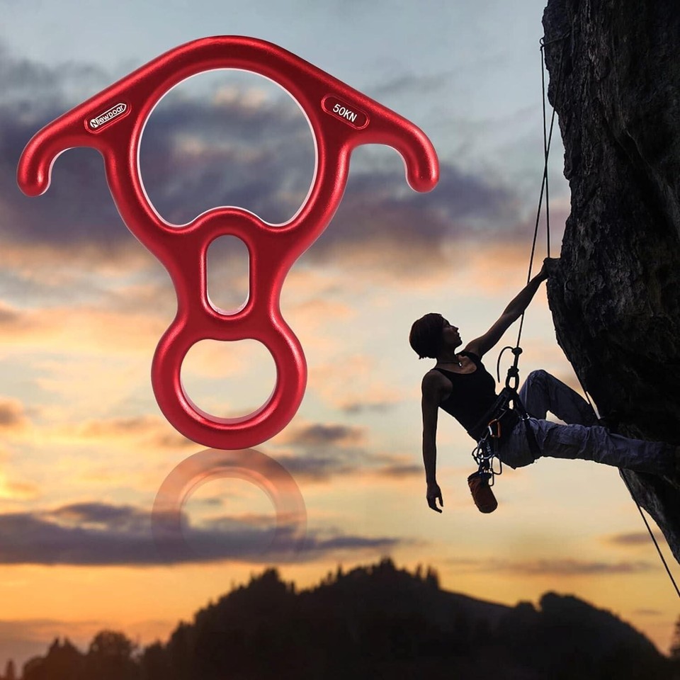Rescue Figure,8 Descender Large Bent-Ear Belaying and Rappelling Gear ...