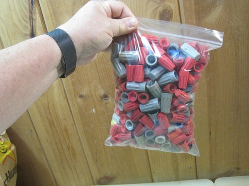 HUGE Bag 2.5 Pounds Used Assorted LARGE Wire Nuts B6901 | eBay