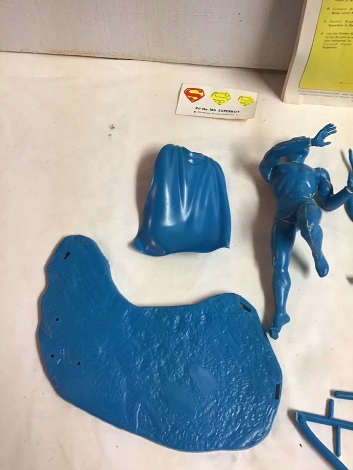 AURORA SUPERBOY COMIC SCENE 1974 Model kit Used complete | eBay