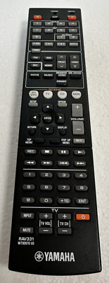 Genuine Yamaha RAV331 WT92670 US OEM System Receiver Remote Control ...