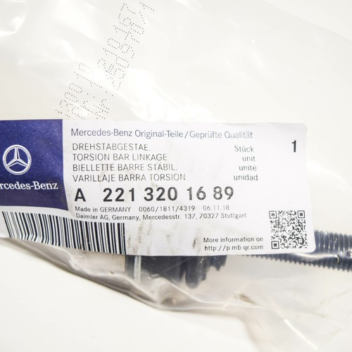 NEW MERCEDES S W221 FRONT RIGHT TORSION BAR LINKAGE A2213201689 OEM | eBay