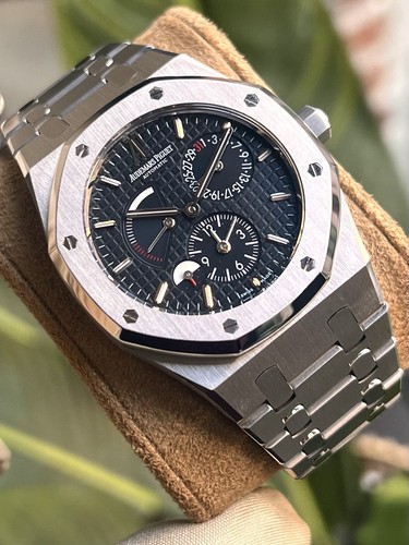 Audemars Piguet Royal Oak GMT Dual Time 39mm 26120ST Black Dial Full ...