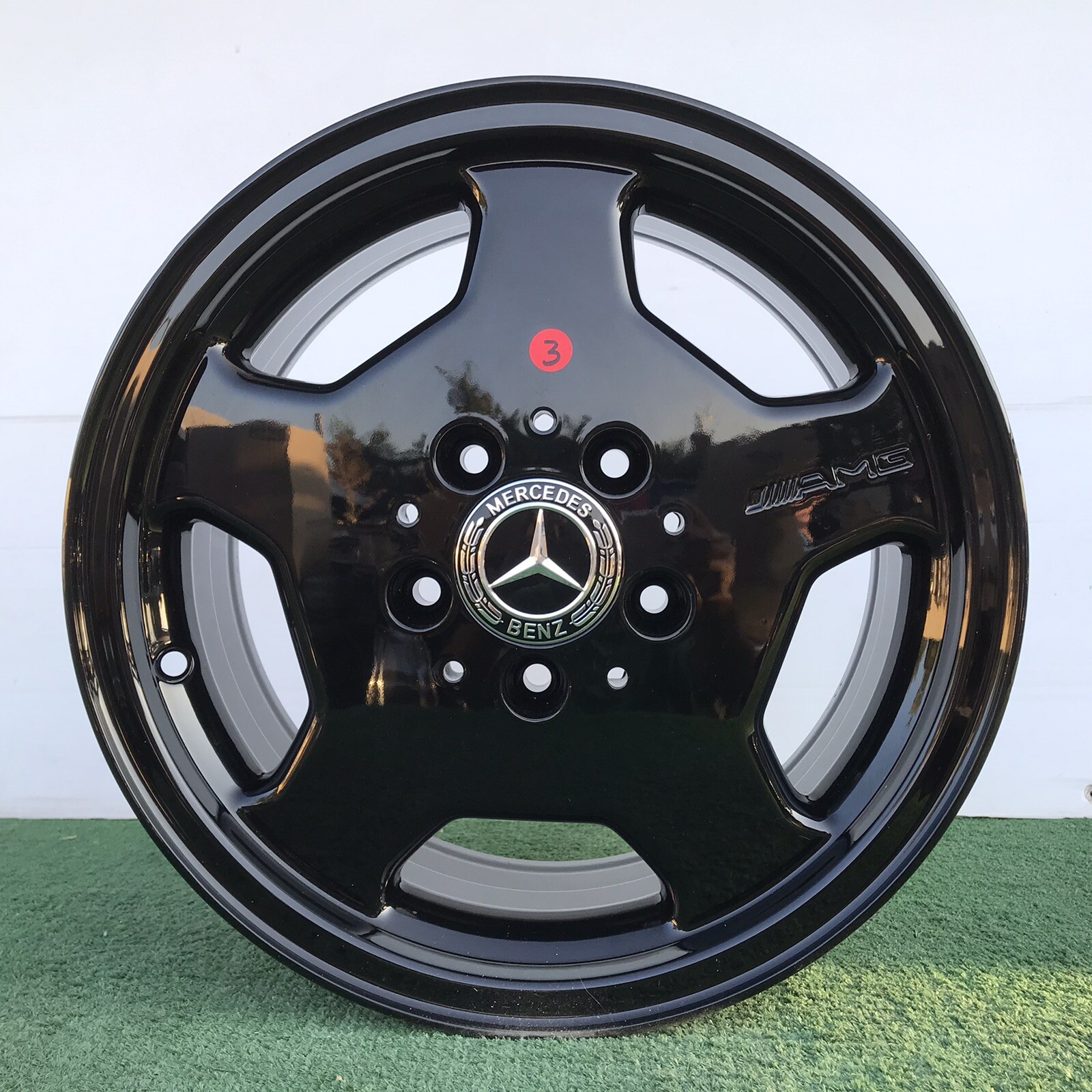 MERCEDES BENZ W202 C-CLASS AMG MONOBLOCK 15" GENUINE FACTORY OEM WHEELS ...