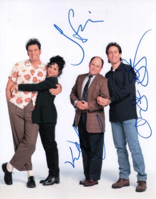Jason Alexander Jerry Seinfeld & Julia LouisDreyfus Signed Autograph ...