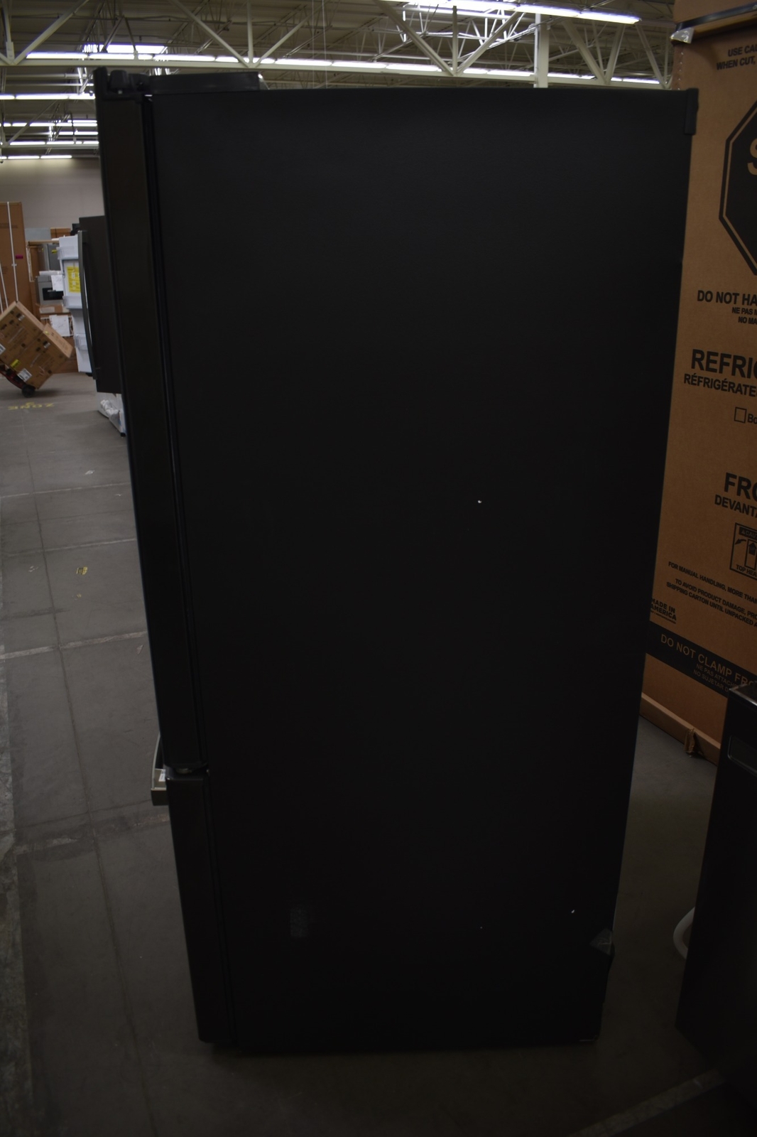 GE Profile PFE28KBLTS 36" Black Stainless French Door Refrigerator NOB ...