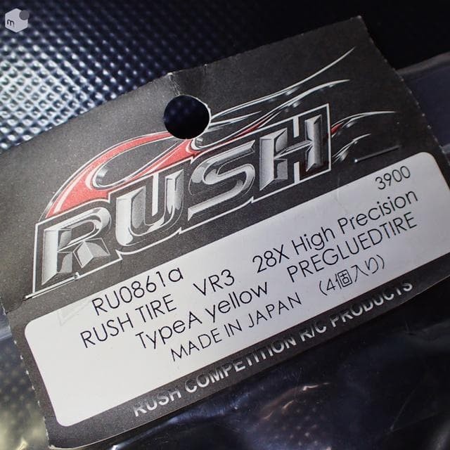 RUSH Pre-mounted glued tire VR3 28X | eBay