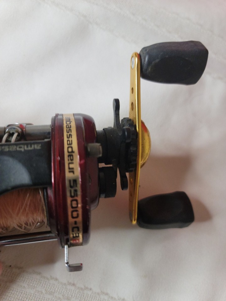 Vintage Abu Ambassadeur 5500-C3 2 SPEED AutoShift Fishing Reel GREAT ...