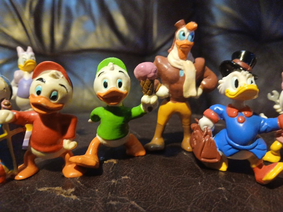 Duck Tales Scrooge McDuck Gyro Donald Lot PVC Figures Set Disney ...