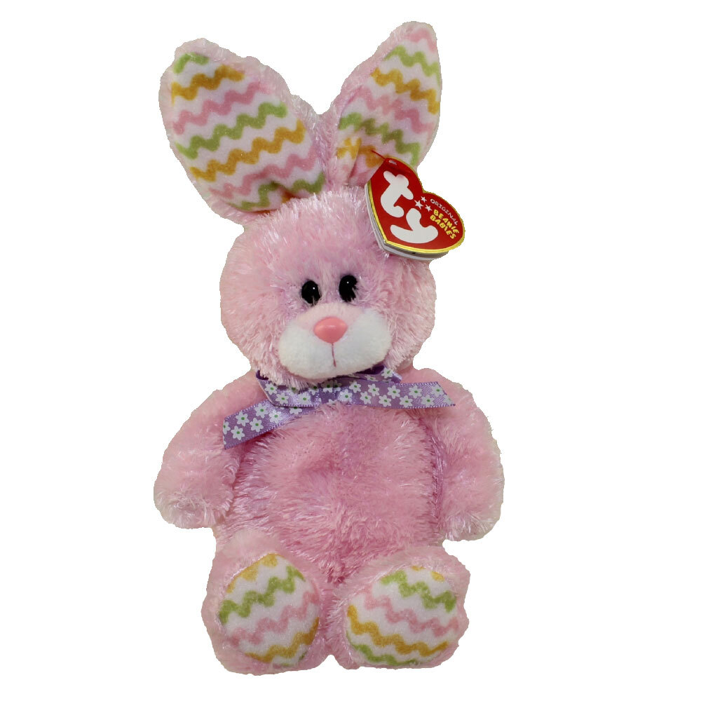TY Beanie Baby - HIPPITY 2010 the Fuzzy Pink Bunny 8"...NEW with Mint ...