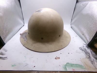 WWII vintage Office of Civilian Defense (OCD) steel Govt. white helmet ...