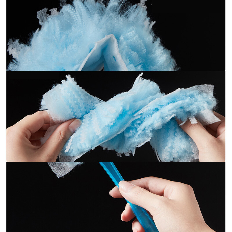 Fluffy Duster Refills Flash Dust Magnet Dispos Duster Heads Microfiber ...