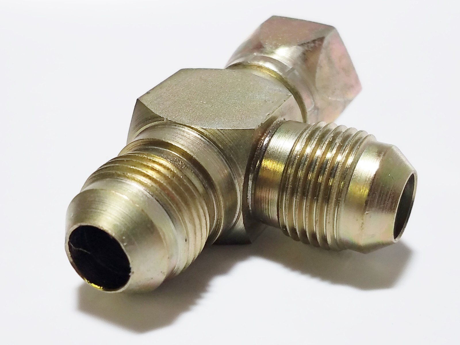 (2) WEATHERHEAD TF5706x8 1/2" Tube OD JIC 37 Deg Swivel Nut Run Tee ...