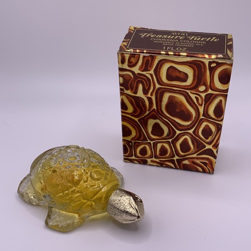 Vintage Avon Treasure Turtle Sweet Honesty Cologne FULL With Box | eBay