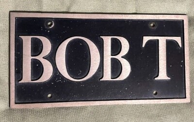 vintage "BOB T" LICENSE PLATE car GRANDVIEW ALUMINUM PRODUCTS ...