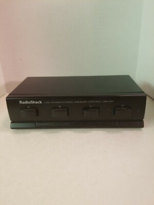 Radio Shack Cat. No. 40-244 High Power Stereo 4-Way Speaker Control ...