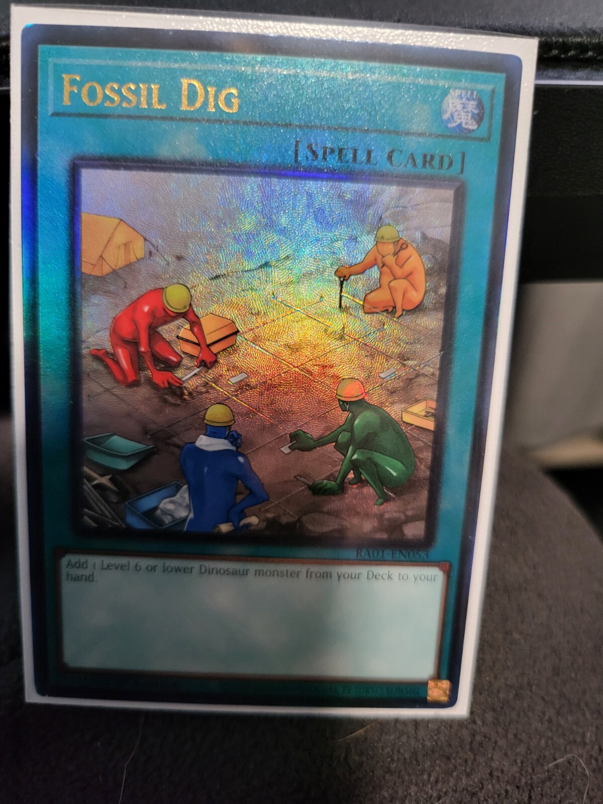 Fossil Dig 1st Edition Prismatic Ultimate Rare RA01-EN053 Yu-Gi-Oh! | eBay