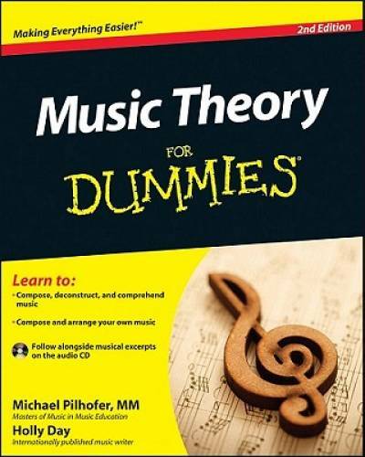 Music Theory For Dummies, with Audio CD - Paperback By Pilhofer ...