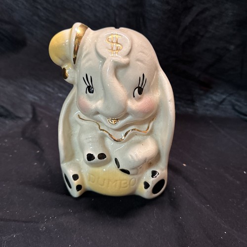 Vintage 1940’s Walt Disney Dumbo Elephant Coin Bank Figurine, Made In ...