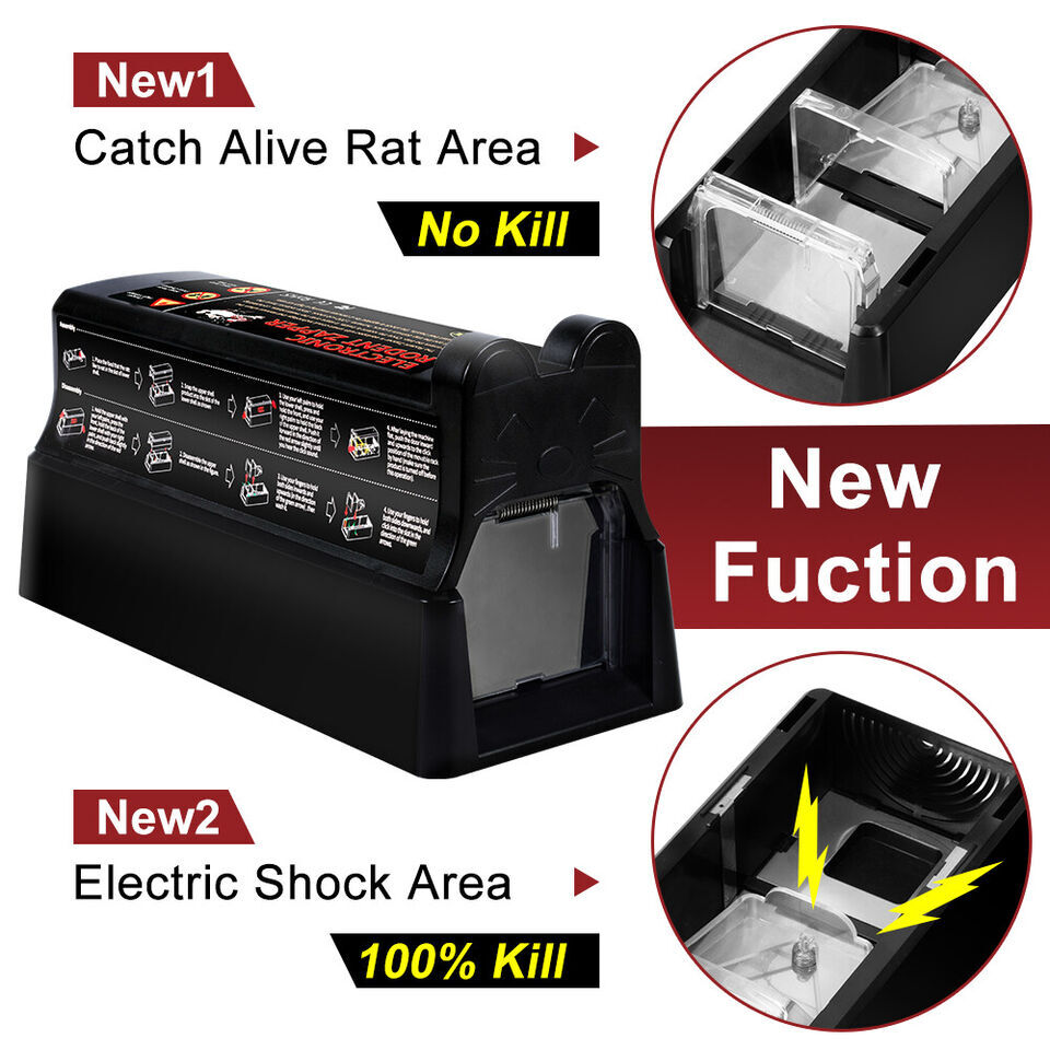 US Electric Control Rodent Killer- 7000V High Voltage Electronic Rat ...