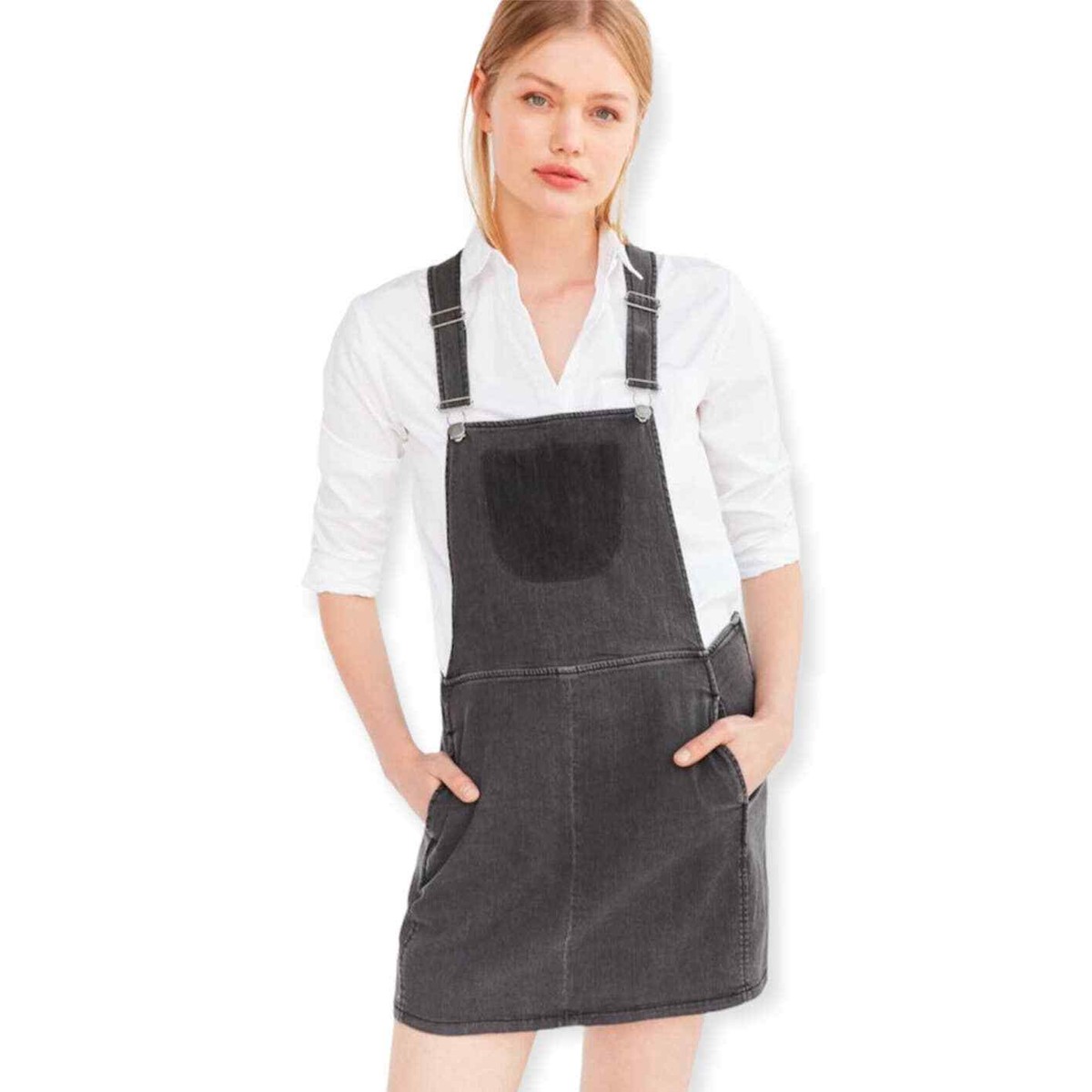 Denim Overall Dress Urban Outfitters