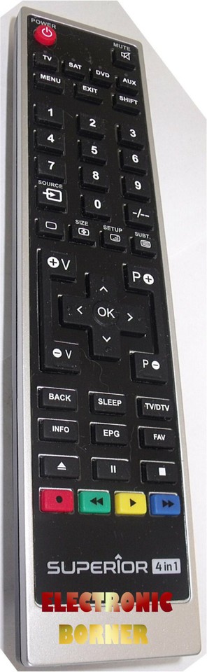 Superior PC Programmable Universal Remote Control for 4 Devices 4 in 1 ...