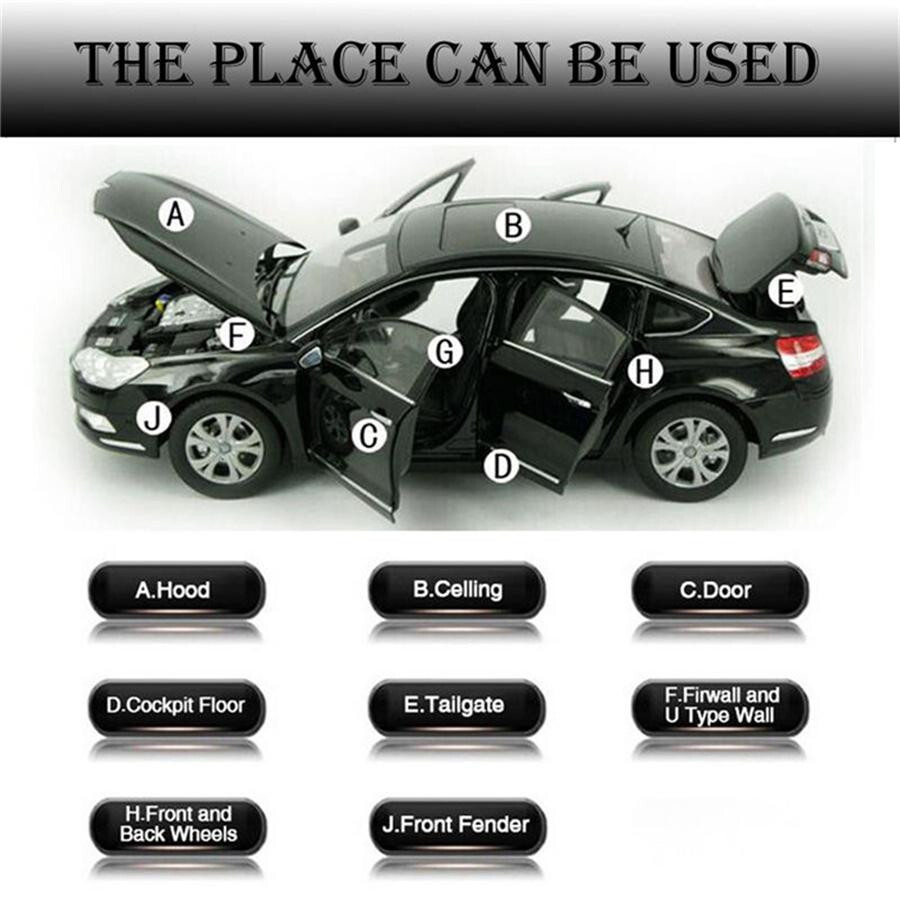 Sound Deadening Proofing Mat Car Firewall Heat Shield Thermal ...