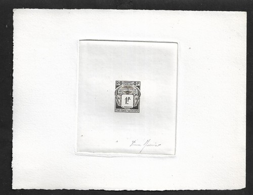 FRENCH OCEANIA ARTIST PROOFS C. 1945-50 GANDON SIGNED 11 STAMPS ...