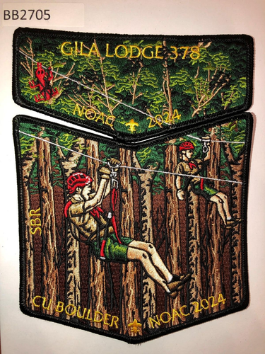 Boy Scout OA Flap Set Gila Lodge 378 2024 NOAC | eBay