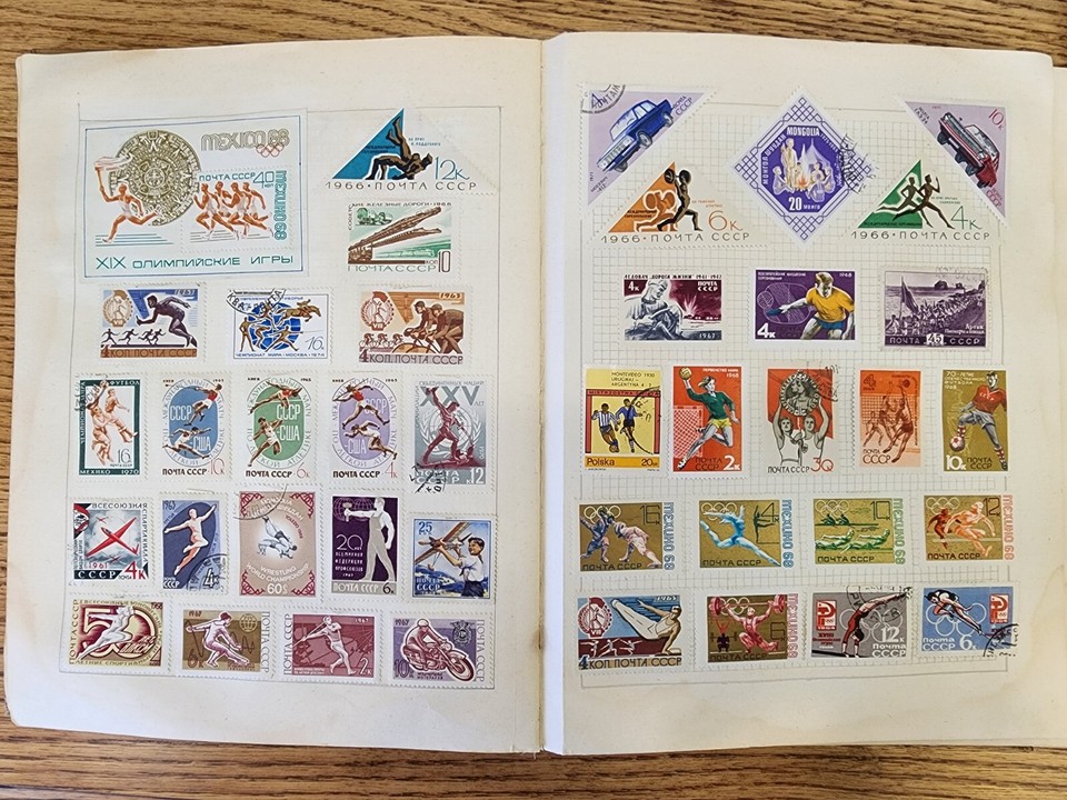 Vintage Soviet Stamps. Album Soviet Stamps. 2000 psc. 60 pages. | eBay