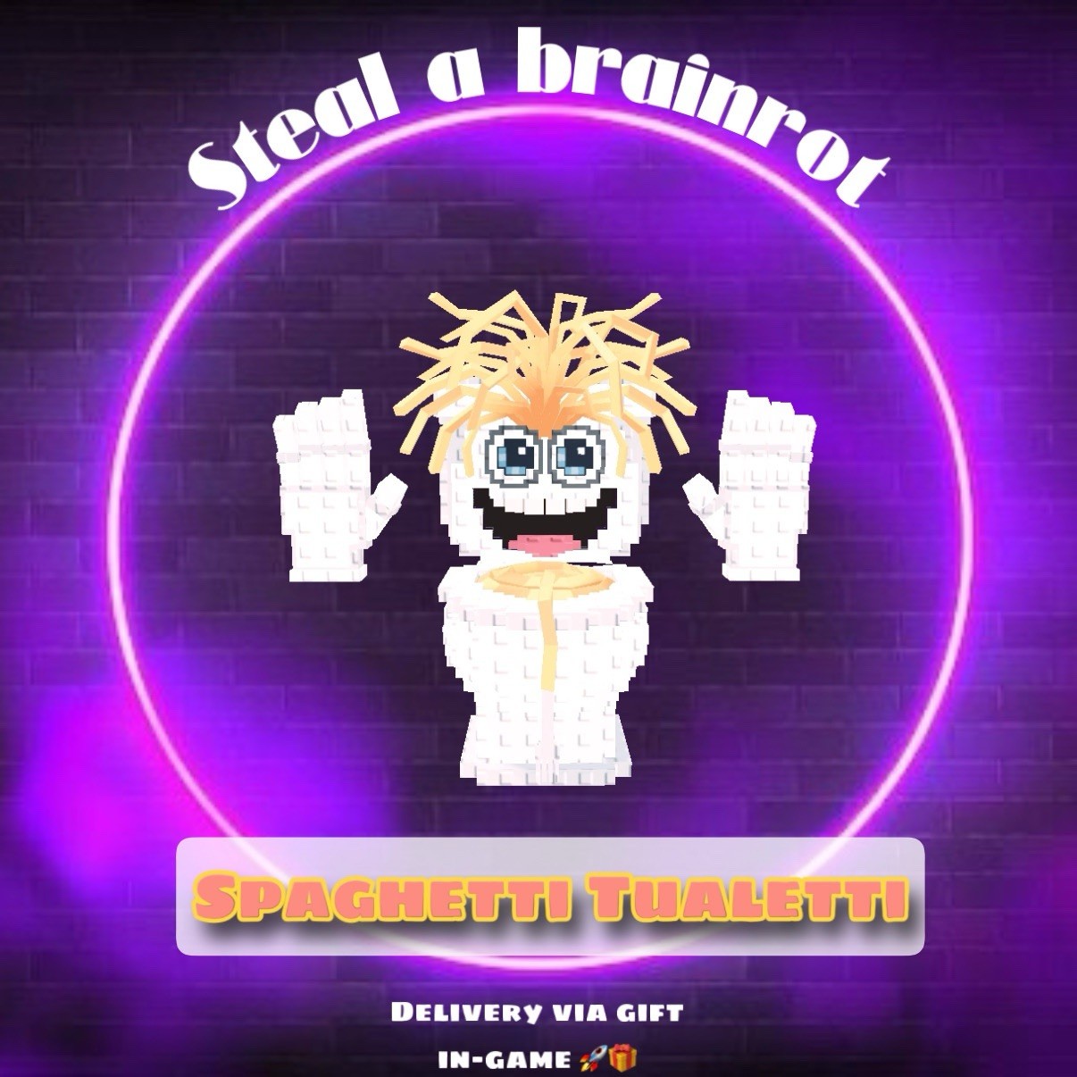 🍝Spaghetti Tualetti🚽 - Steal A Brainrot | Rare Item | 💸60M/S💸 | eBay.de