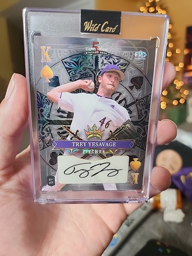 Trey Yesavage Auto Wild Card 5 Card Draw 1/1 King Of Spades | eBay