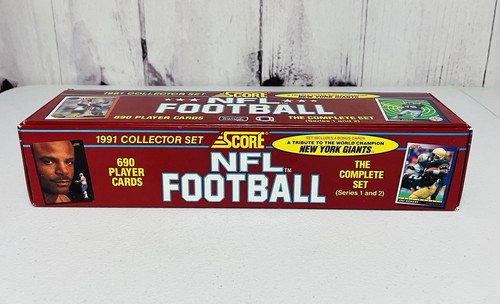 Score 1990 1991 NFL Collector Complete Card Set Series 1 & 2 | eBay
