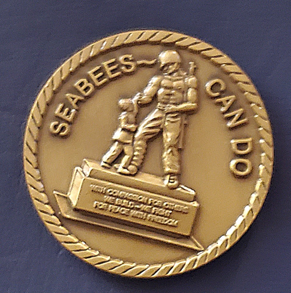 Naval Construction Battalion Unit 411 Norfolk VA SEABEES USN Challenge ...
