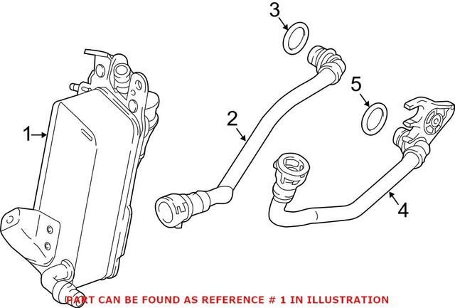 BMW Genuine Transmission Oil Cooler 17218607237 for sale online | eBay