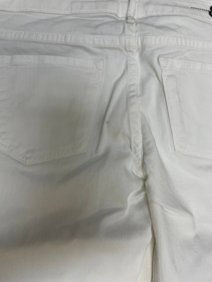 The Earnest Sewn Women's White Stretch Jeans Slim Fit Pants Size 24 NWD ...