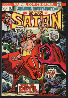 MARVEL SPOTLIGHT #13 5.0 // ORIGIN OF SON OF SATAN MARVEL COMICS 1974 ...