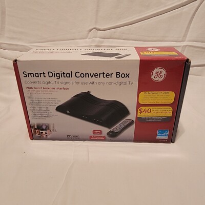 GE Smart Digital Converter Box • Model 22729 | eBay