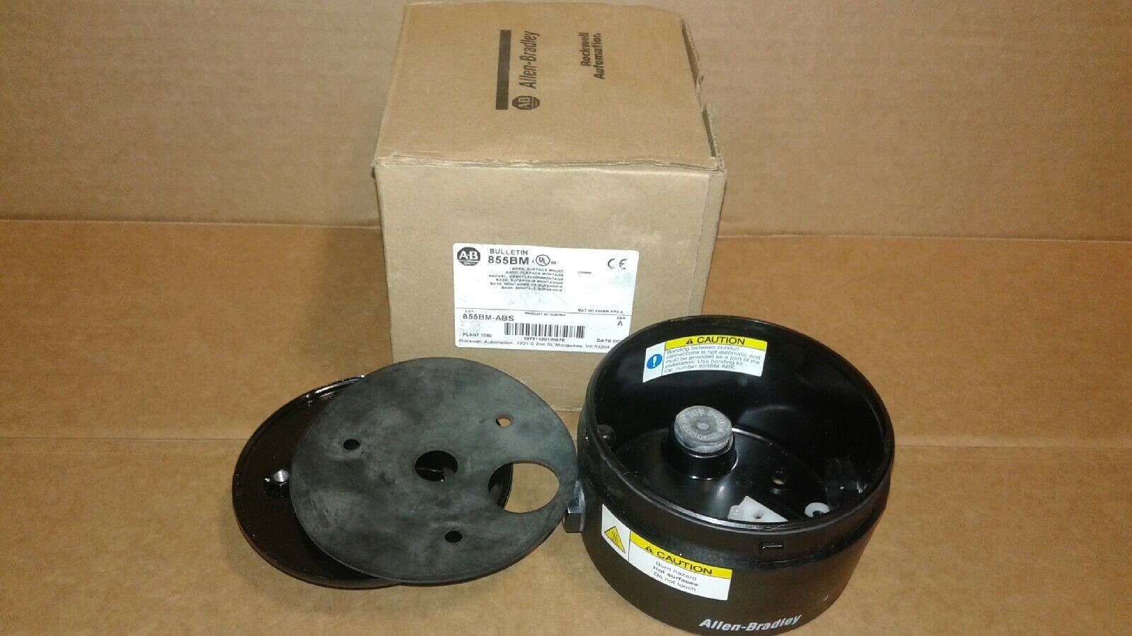 Allen Bradley 855BM-ABS 120mm Mini Square Beacon - New in Box | eBay