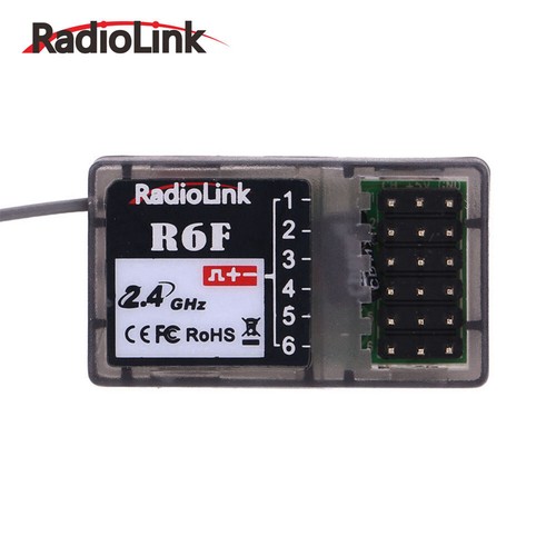 Radiolink R6F 2.4Ghz 6CH Receiver for RC6GS RC4GS RC3S RC4G T8FB RC ...