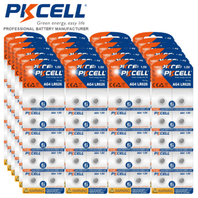 300Pcs 377 Watches Batteries L626 AG4 V377 177 SR626SW SR66 1.5V ...
