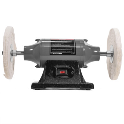 8 inch 3/4HP Electric Heavy-Duty Dual Buffer Bench Tabletop Polisher ...