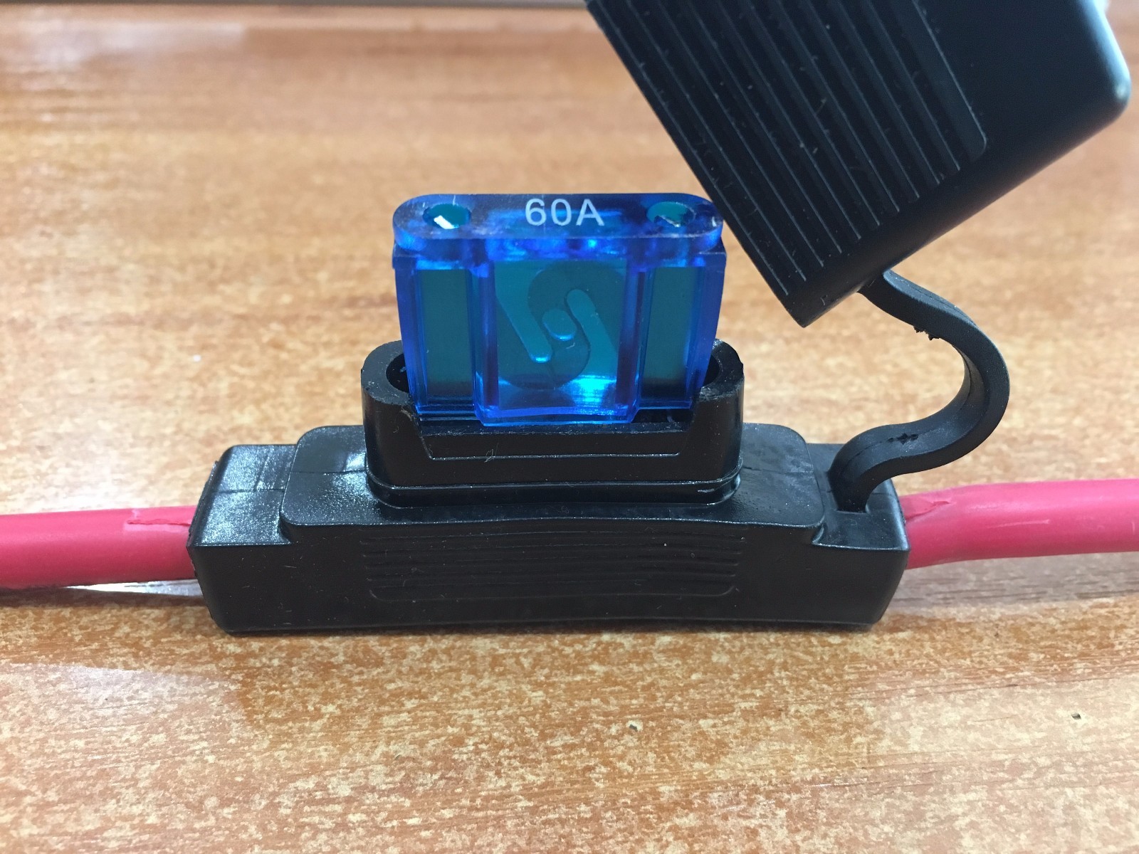 Inline Blade Fuse Holder Maxi – 60 AMP 6AWG 6B&S Wire & 2 x 60 AMP ...