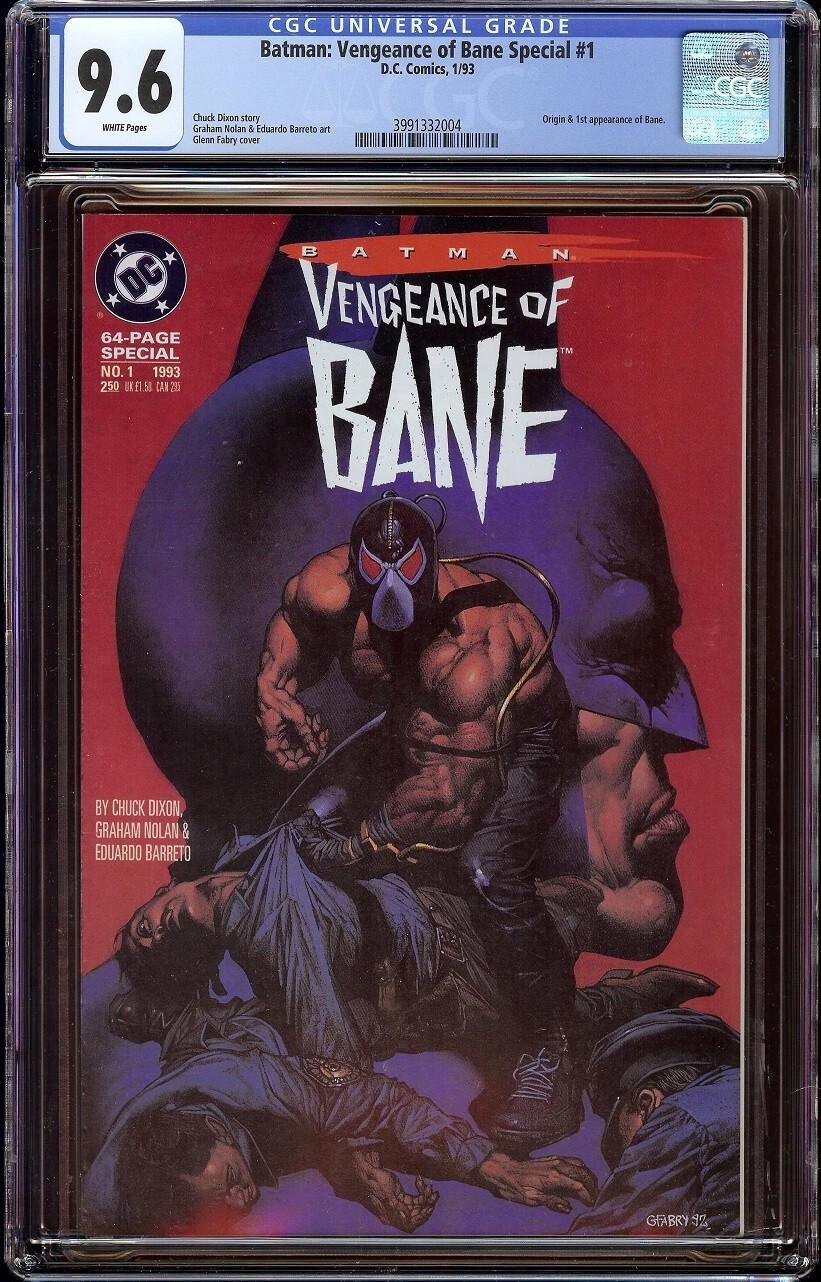 Batman Vengeance of Bane # NN CGC 9.6 White (D, 1993) 1st appearance ...