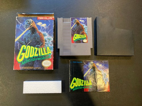 Nintendo NES Godzilla: Monster of Monsters Complete In Box! | eBay