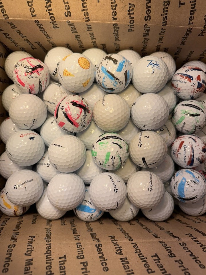 100 TaylorMade Recycled Golf Balls | eBay