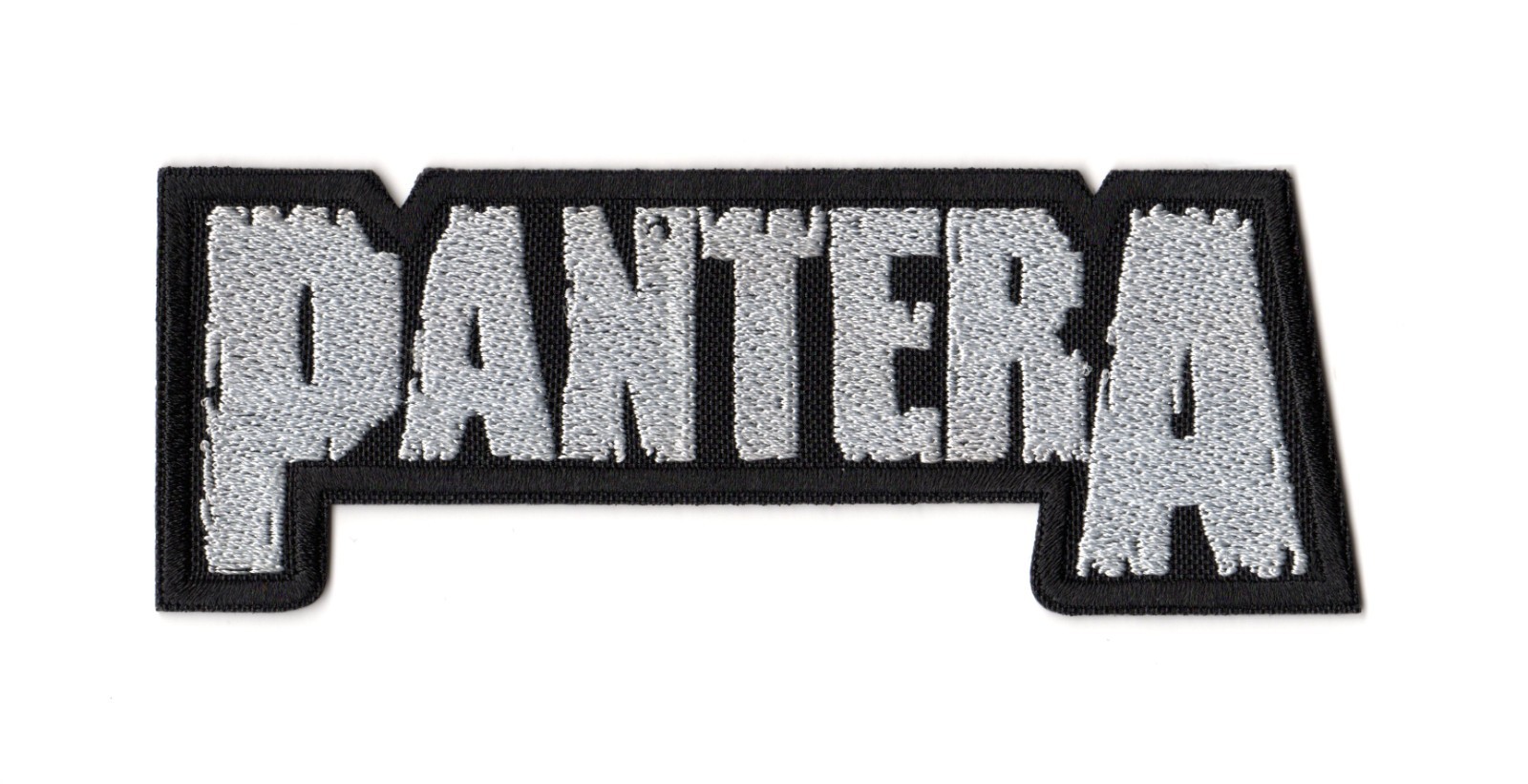 Pantera Patch Embroidered Sew On Band White Logo Groove Glam Thrash ...