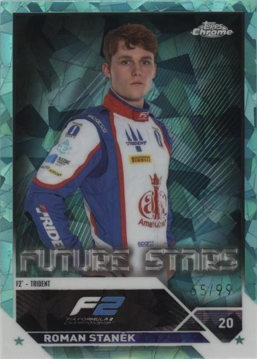 2023 Topps Chrome Sapphire Edition Formula 1 - F2 Drivers Roman Stanek ...